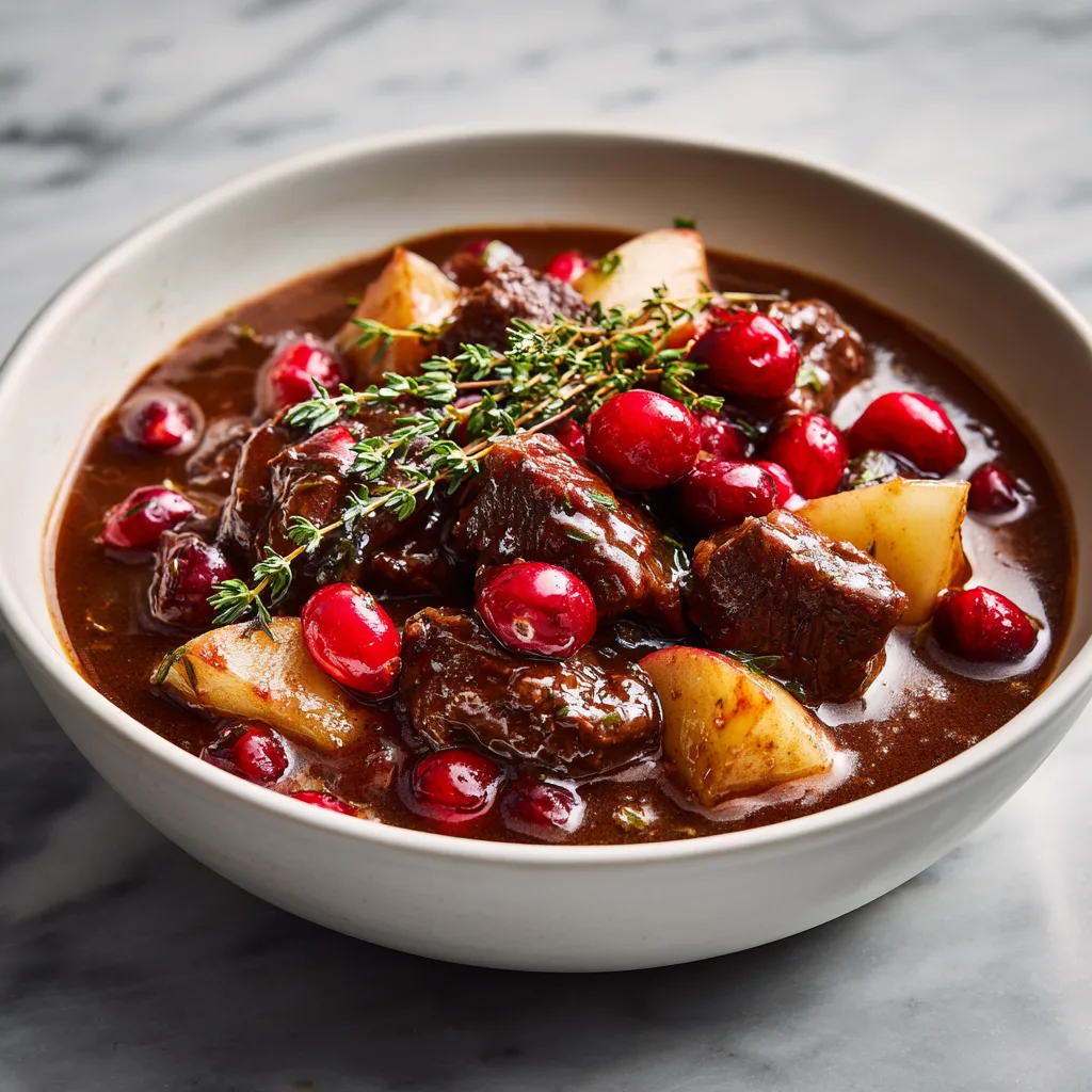 Sweet & Savory Cranberry Apple Beef Stew: The Ultimate Comfort Dish for ...