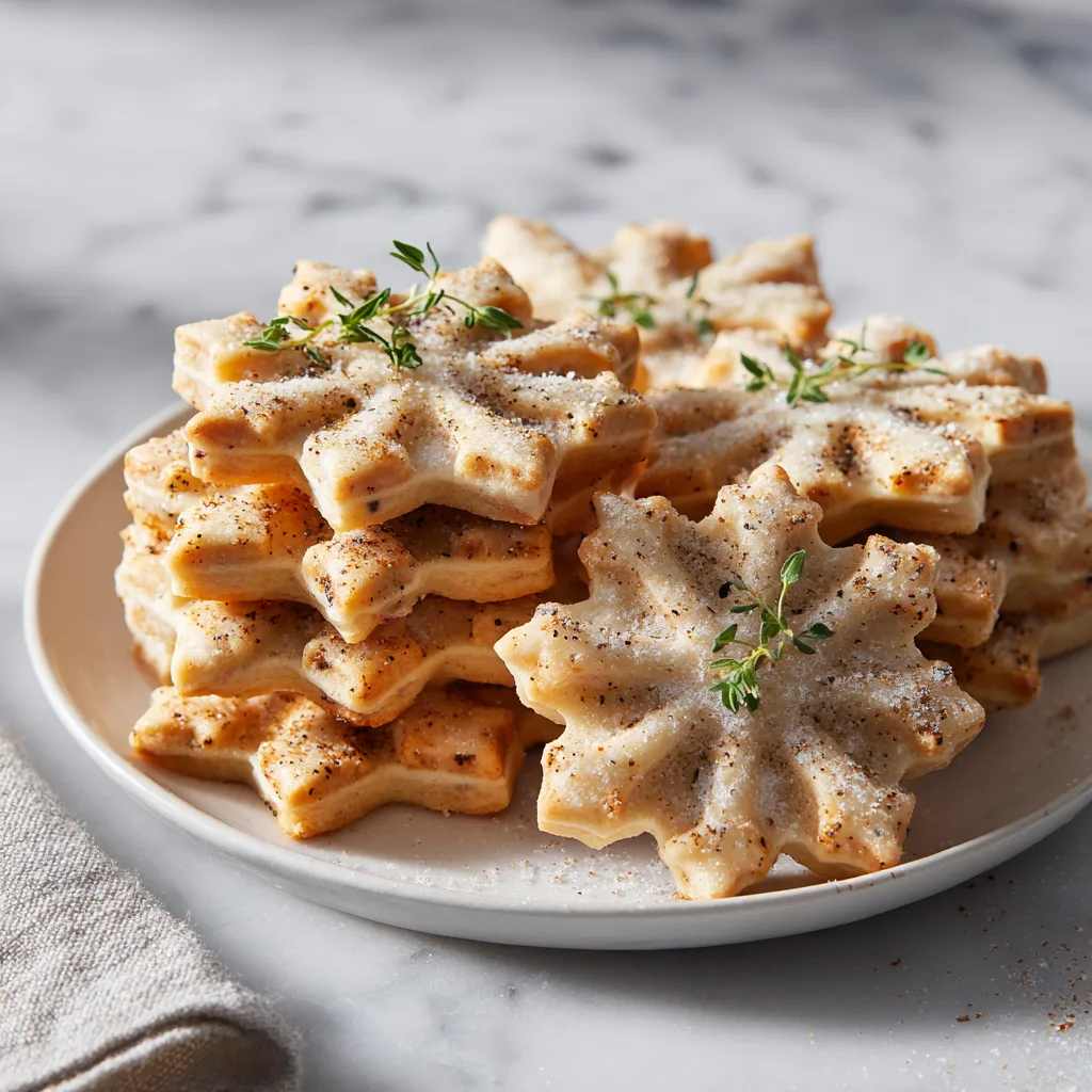 Savory Snowflake Cookies: A Festive Twist on Classic Winter Baking ...